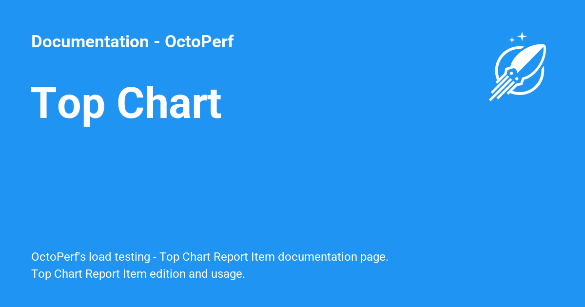 Top Chart - Documentation - OctoPerf